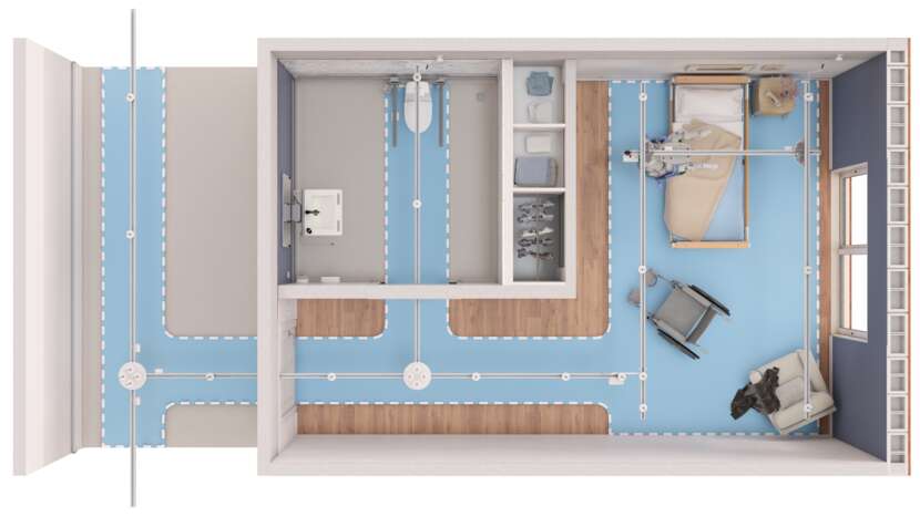 KWIKtrak® track solution - Ceiling Lift Solutions | Arjo